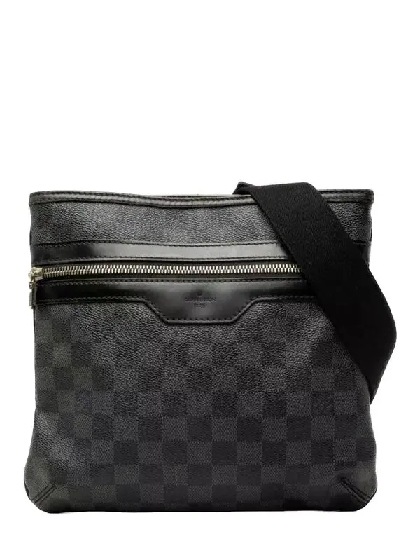 LOUIS VUITTON Damier Graphite Thomas Crossbody Bag - Black