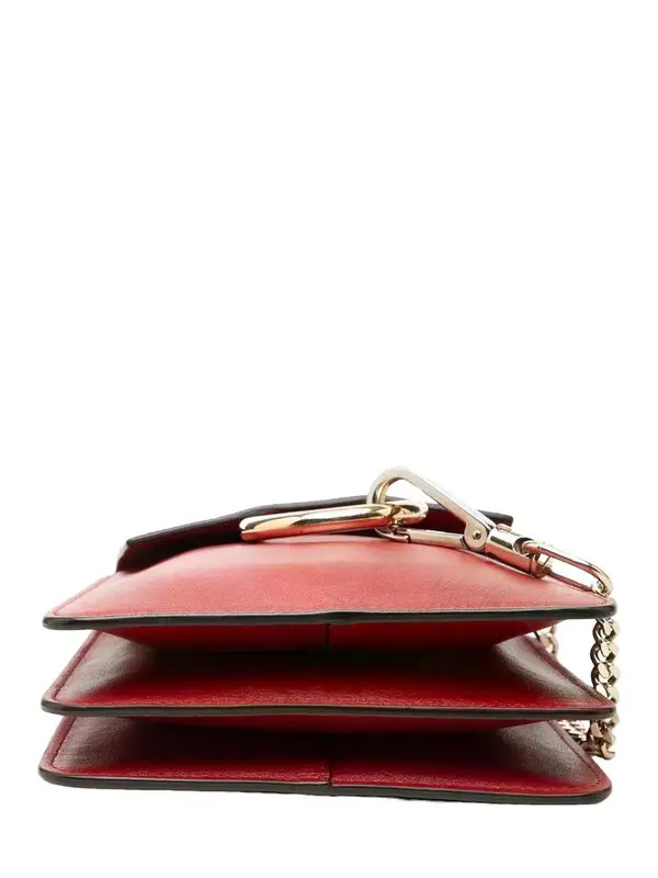 Chloé Mini Faye Bracelet Bag Satchel - Red