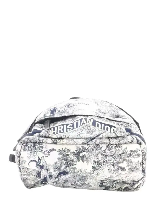 Dior Toile De Jouy Travel Technical Fabric Small Backpack - Multicolour