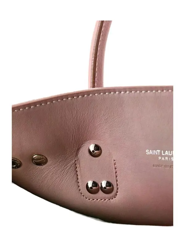 Saint Laurent Sac De Jour Leather Baby Tote Bag - Pink