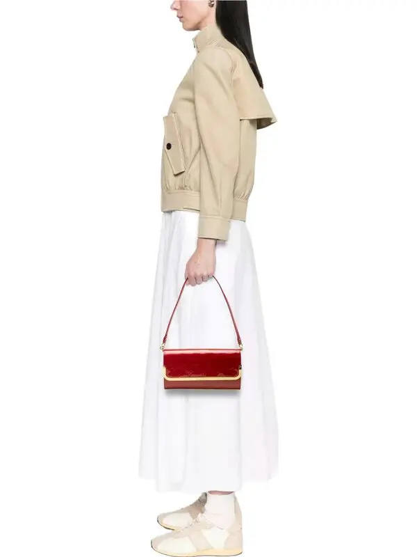 LOUIS VUITTON Monogram Vernis Rossmore Mm Shoulder Bag - Red