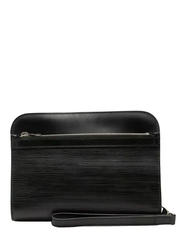 LOUIS VUITTON Epi Pochette Hoche Clutch Bag - Black