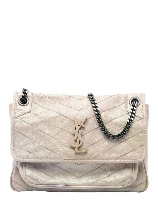 Saint Laurent Medium Niki Shoulder Bag - Neutrals