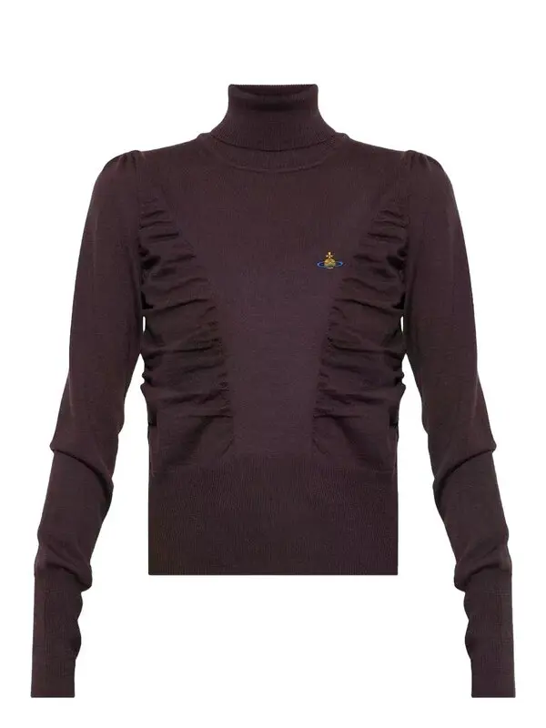 VIVIENNE WESTWOOD Pamela High-neck Jumper - Purple