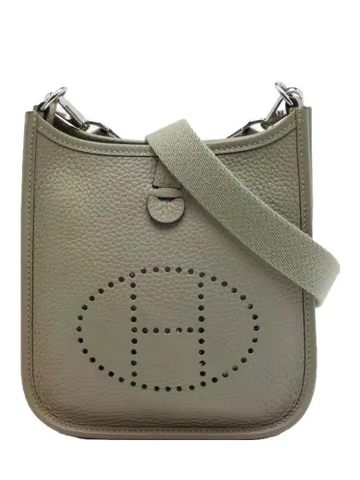Hermès Clemence Evelyne Tpm 16 Crossbody Bag - Grey