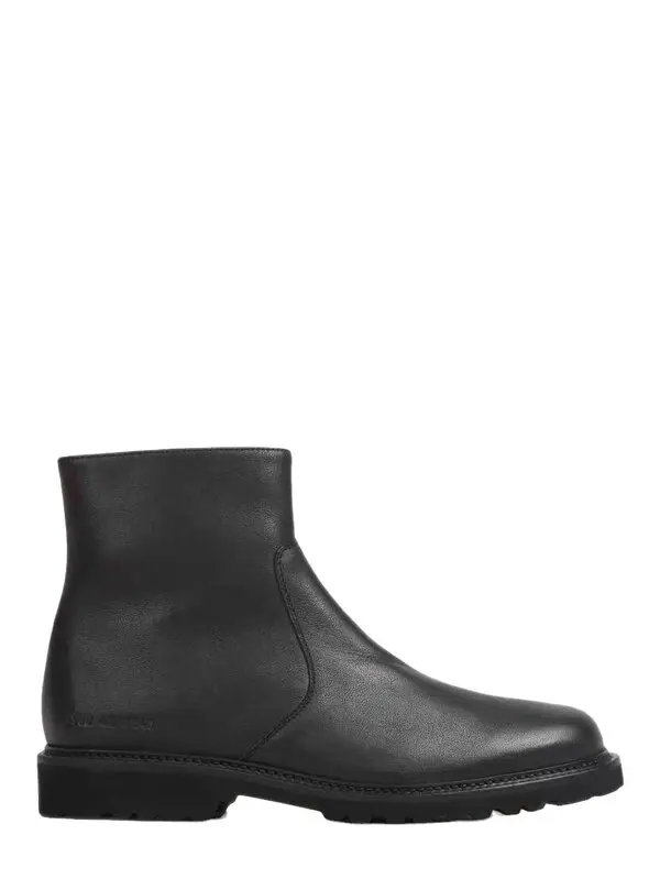 COMMON PROJECTS Zip-fastening Lug-sole Boots - Black