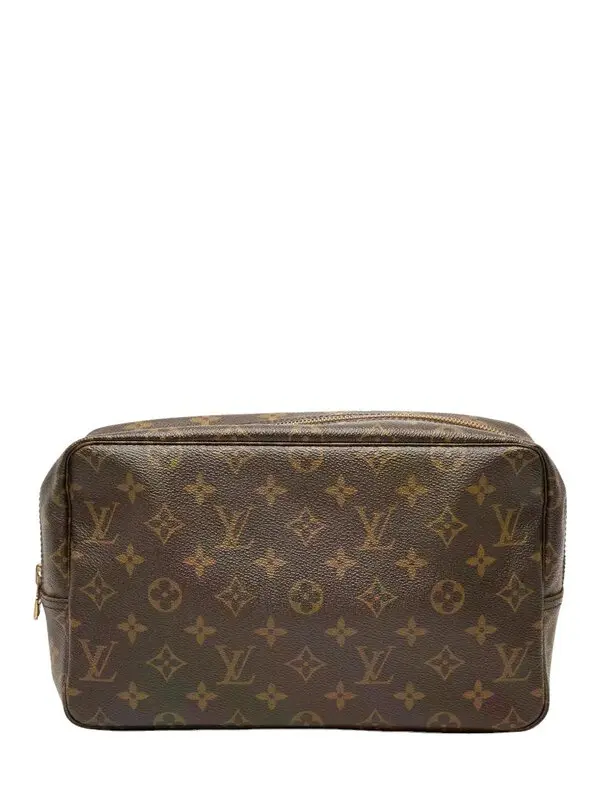 LOUIS VUITTON Monogram Canvas Trousses Toilette 28 - Brown