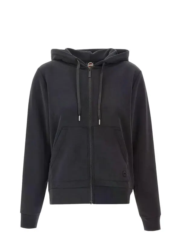 COLMAR Zip-up Drawstring Hoodie - Black