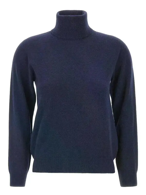 KANGRA Turtleneck Sweater - Blue