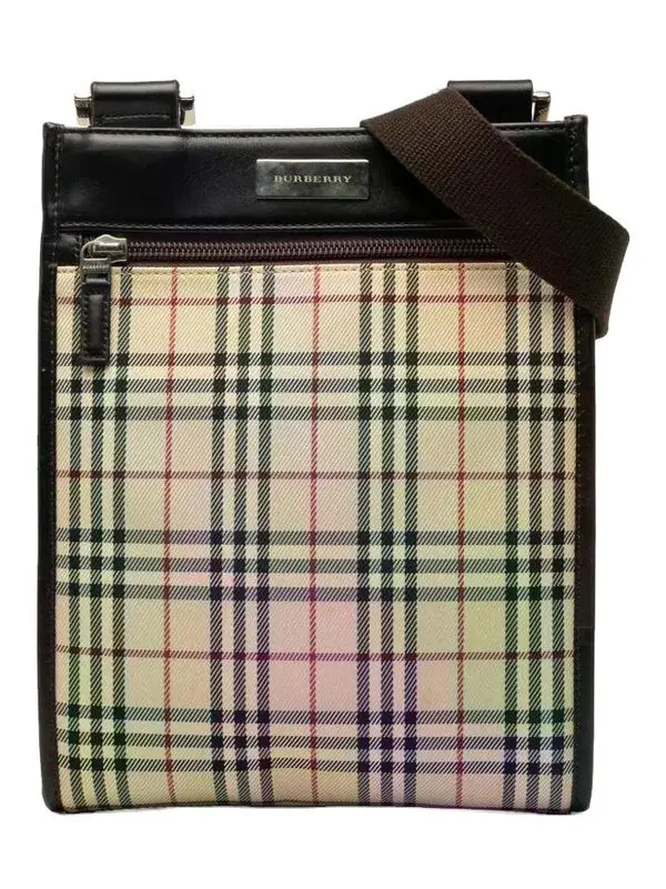 Burberry House Check Canvas Crossbody Bag - Neutrals