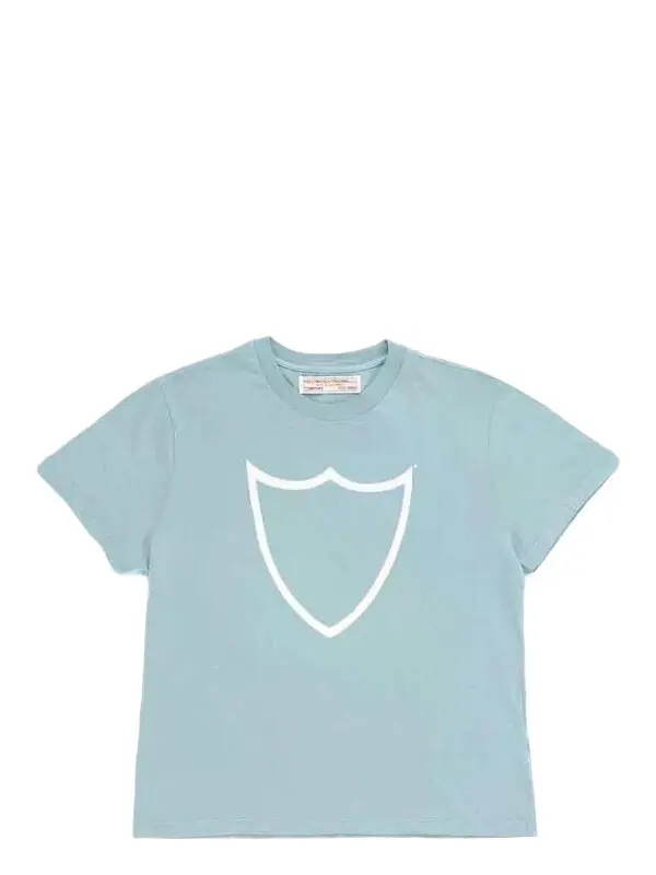 HTC LOS ANGELES Slim-fit Logo-print T-shirt - Blue