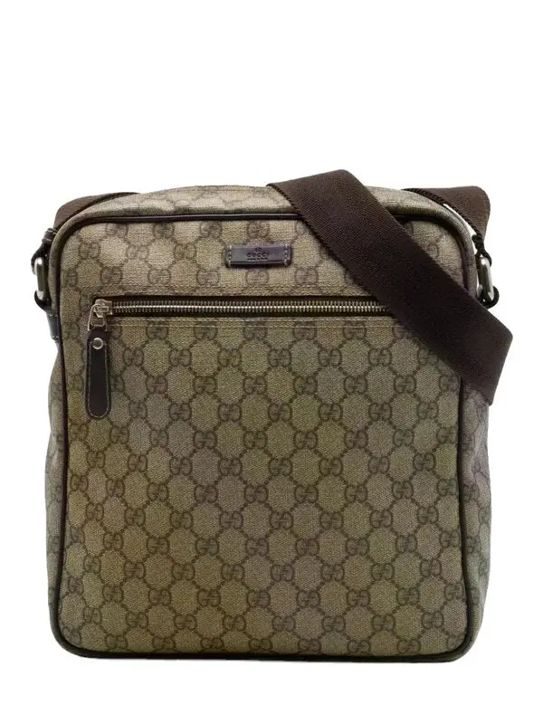 Gucci Gg Supreme Cross Body Bag - Neutrals