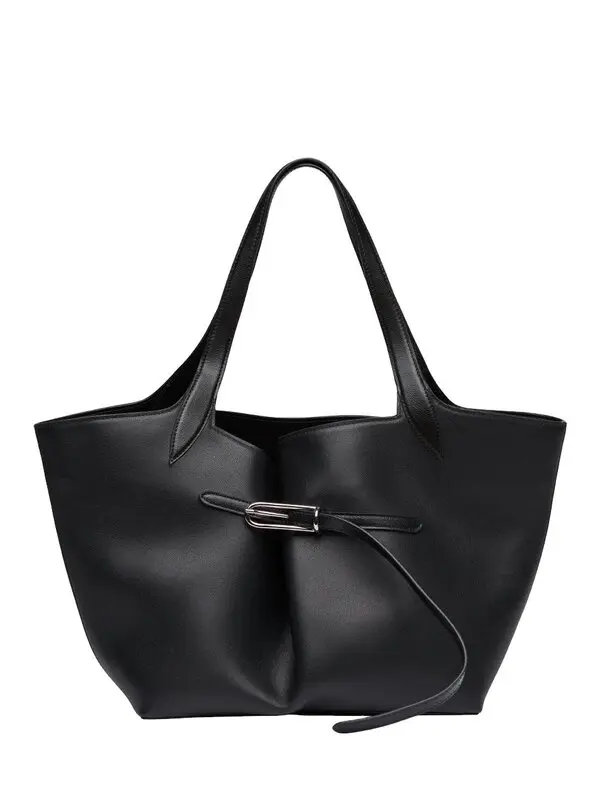 LIFFNER Tote Bag With Buckle Detail - Black