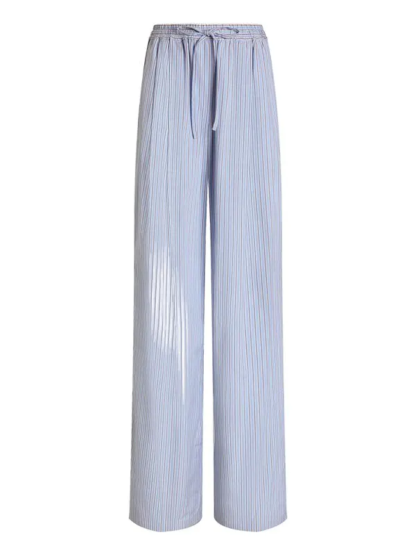 Dolce & Gabbana Striped Poplin Trousers - Multicolor