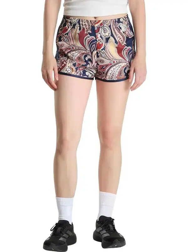Adidas X Liberty London Paisley Print Sprinter Shorts - Blue