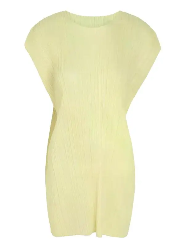 Issey Miyake Tunic Mini Dress - Yellow