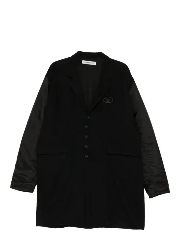 Undercover Panelled Logo-embroidered Jacket - Black
