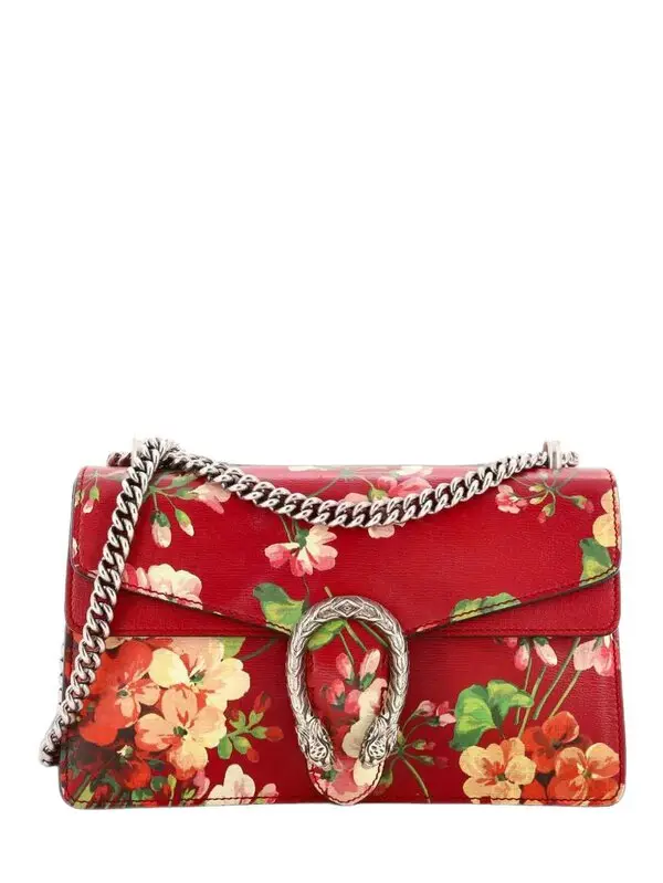 Gucci Dionysus Blooms Print Leather Small Shoulder Bag - Multicolour