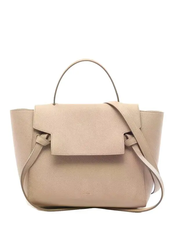 Celine Micro Grained Calfskin Belt Bag Satchel - Neutrals
