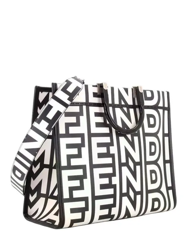Fendi X Marc Jacobs Sunshine Shopper Tote Bag - Black