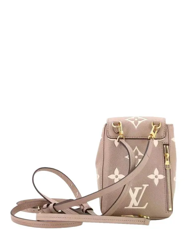 LOUIS VUITTON Tiny Bicolor Monogram Empreinte Giant Backpack - Brown