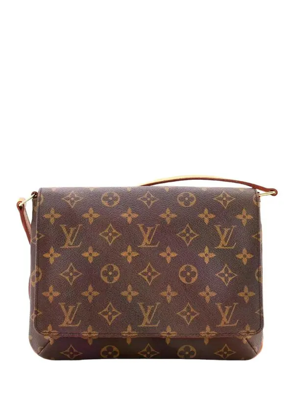 LOUIS VUITTON Monogram Canvas Musette Tango Shoulder Bag - Brown