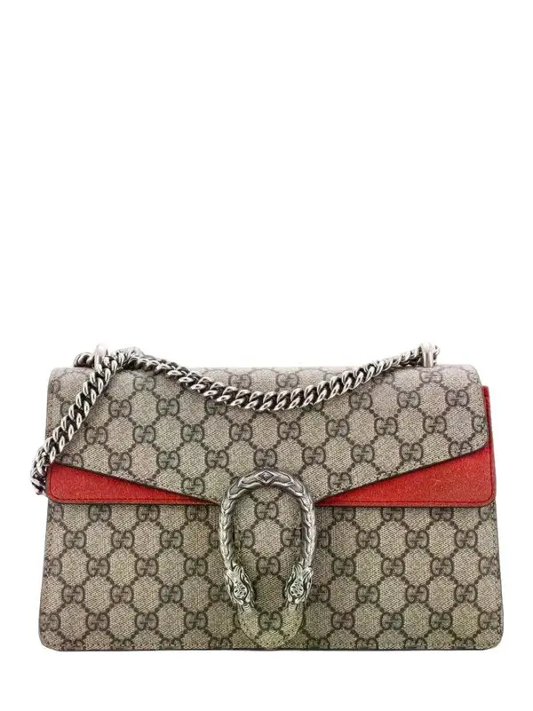 Gucci Dionysus Gg Coated Canvas Small Shoulder Bag - Red
