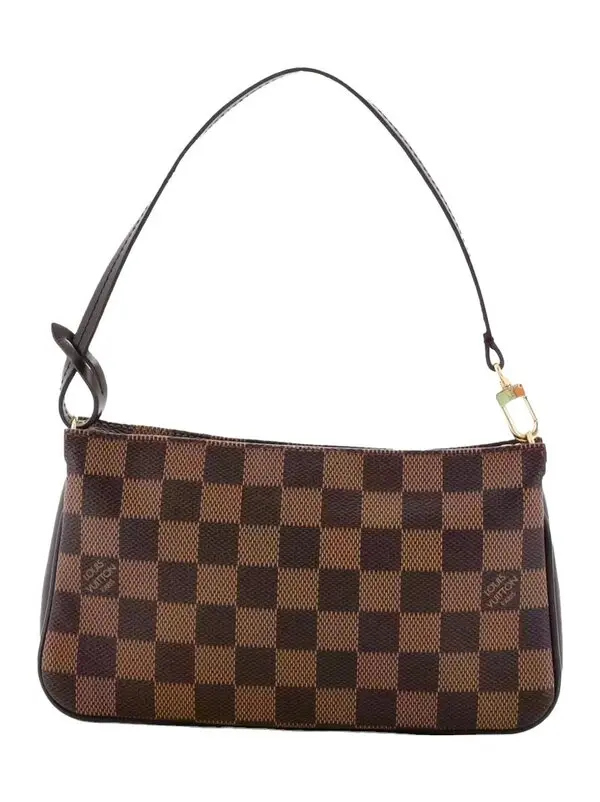 LOUIS VUITTON Navona Pochette Accessories Damier Clutch Bag - Brown