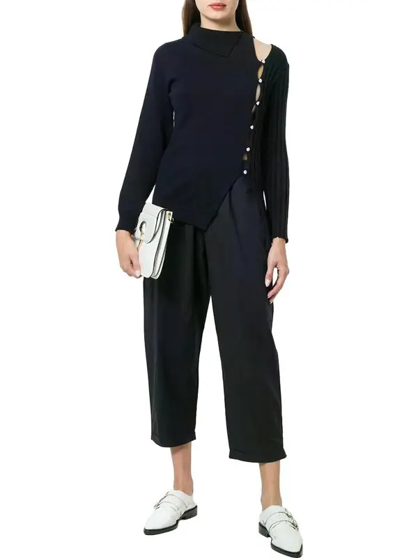 Labo.art Cropped Tailored Trousers - Blue
