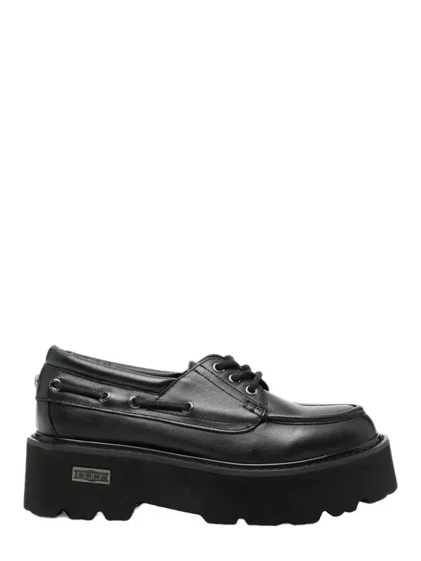 CULT Rocky Platform Lace-up Loafers - Black
