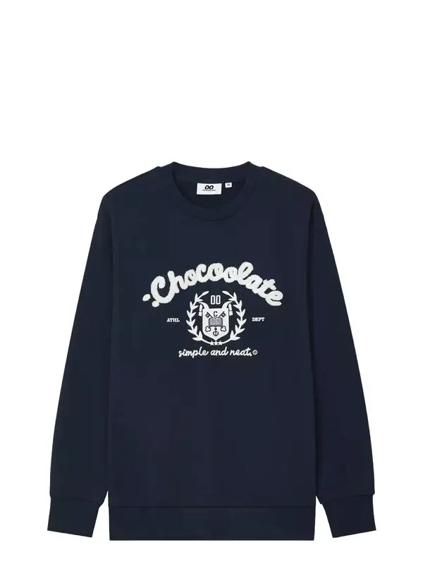 CHOCOOLATE Logo Print Sweatshirt - Blue