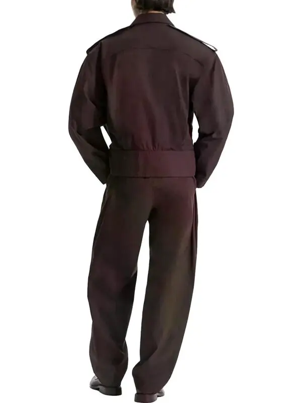 Co Pleated Tailored Trousers - Brown