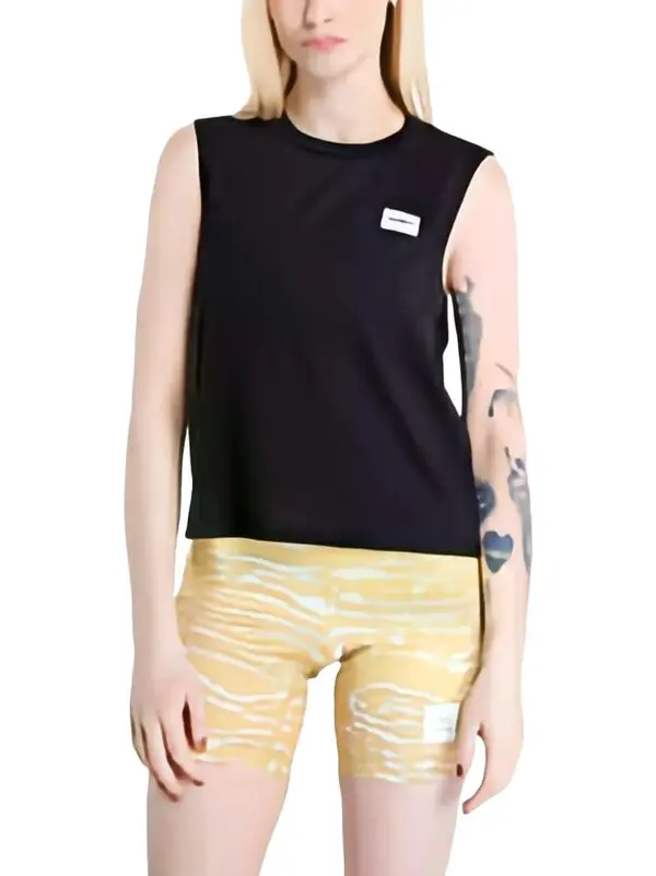 SAYSKY Clean Motion Logo-appliqué Tank Top - Neutrals
