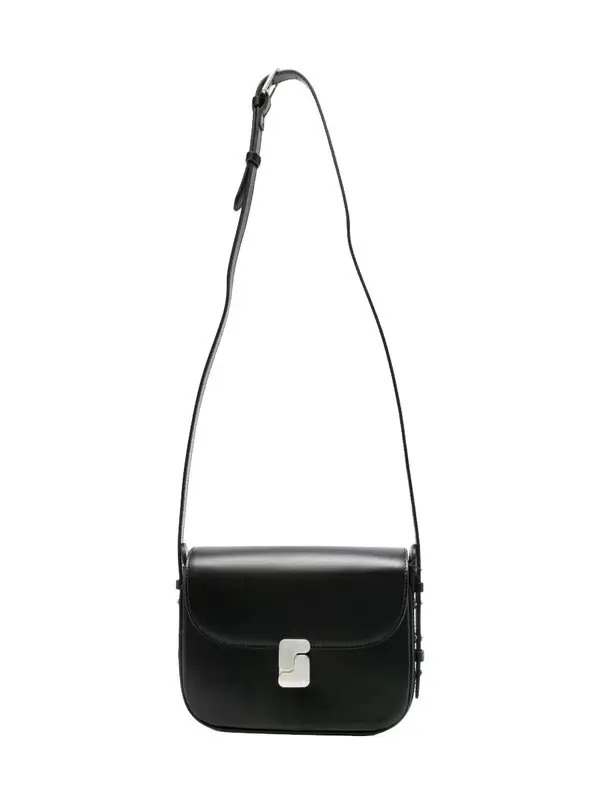 Soeur Mini Bellissima Leather Shoulder Bag - Black