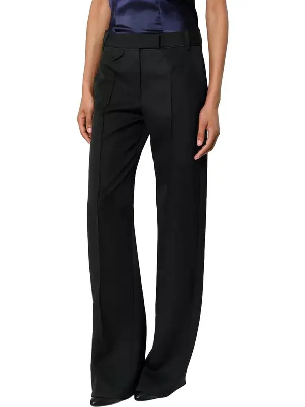 Isabel Marant Étoile Lusia Virgin Wool Trousers - Black