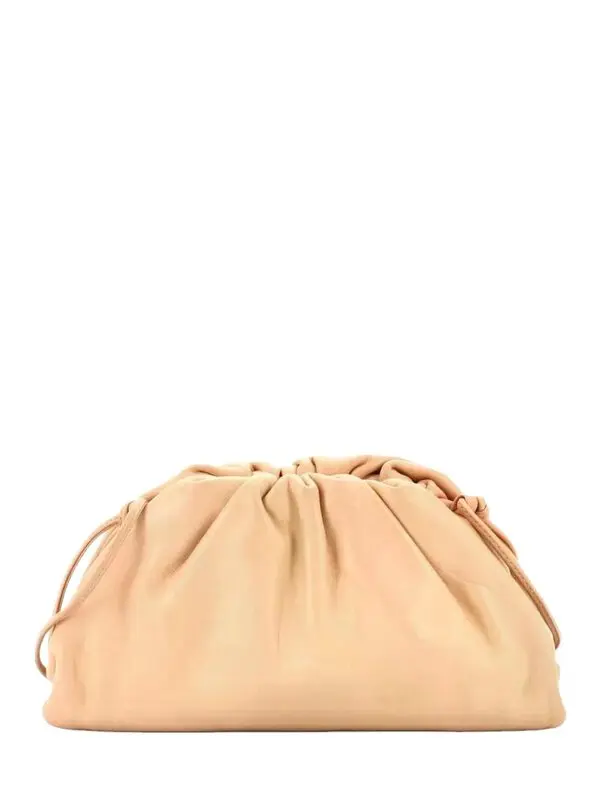 Bottega Veneta The Pouch Leather Mini Crossbody Bag - Neutrals