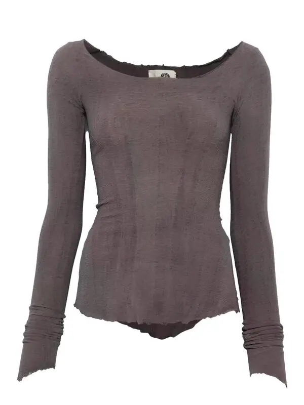 MARC LE BIHAN Long Sleeve T-shirt - Grey