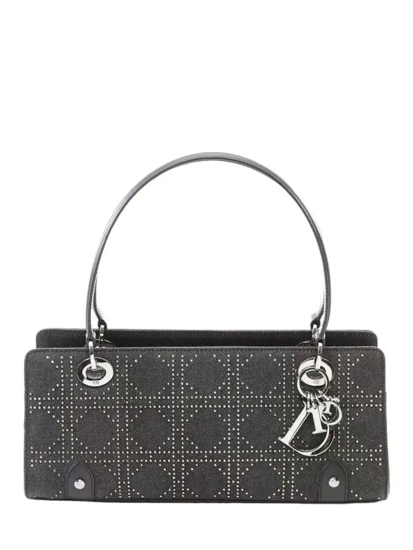 Dior 2000s East-west East-west Bag With Stud Detailing - Black