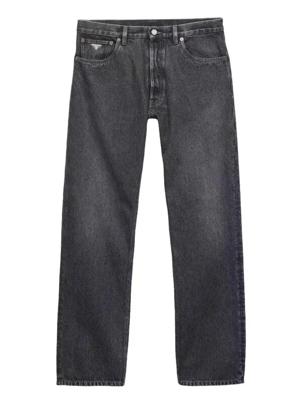Prada Vintage-look Denim Jeans - Grey