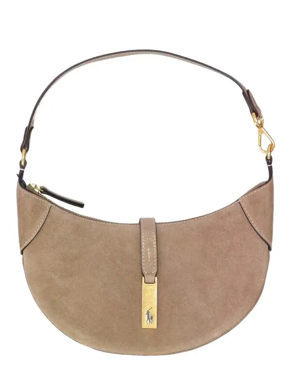 Polo Ralph Lauren Suede Shoulder Bag - Neutrals