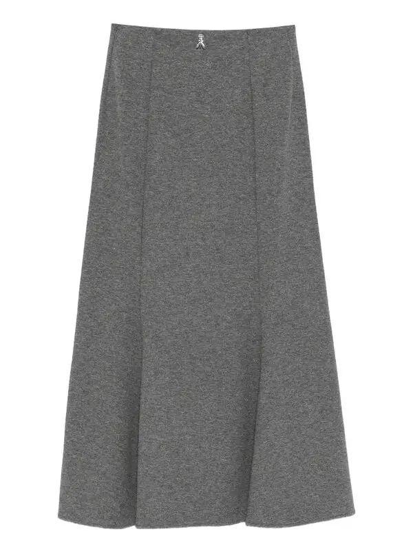 Patrizia Pepe A-line Maxi Skirt - Grey