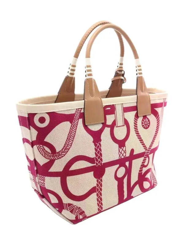 Hermès 2023 Steeple 25 Tote Bag - Neutrals