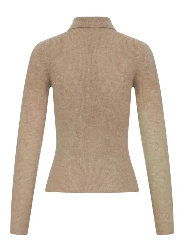 Max Mara Ribbed-knit Cashmere Sweater - Neutrals