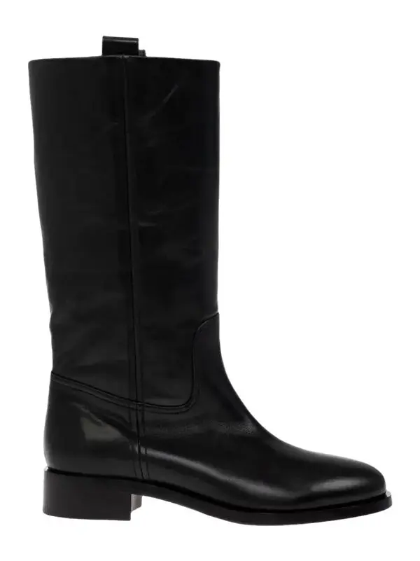 AeydĒ Theo Knee-high Leather Boots - Black