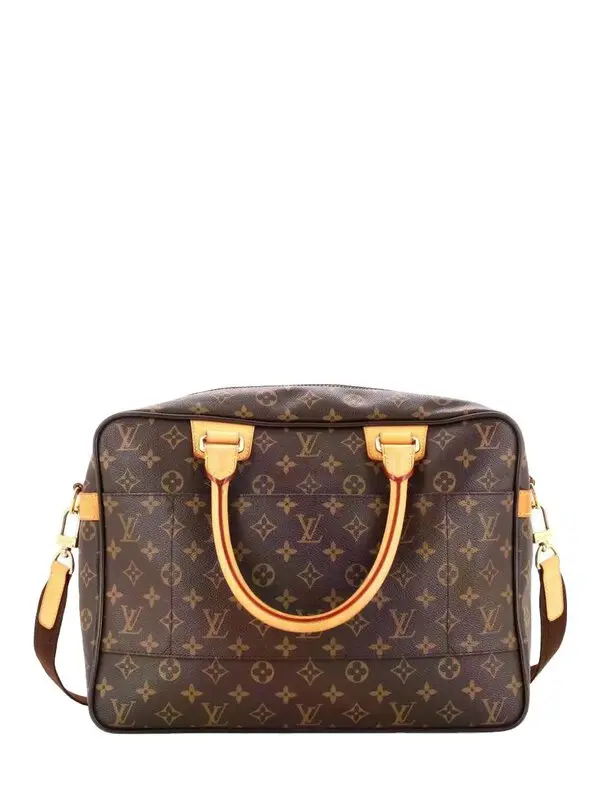 LOUIS VUITTON Monogram Canvas Icare Laptop Bag - Brown