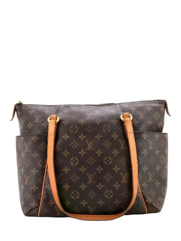 LOUIS VUITTON Monogram Canvas Shoulder Bag - Brown