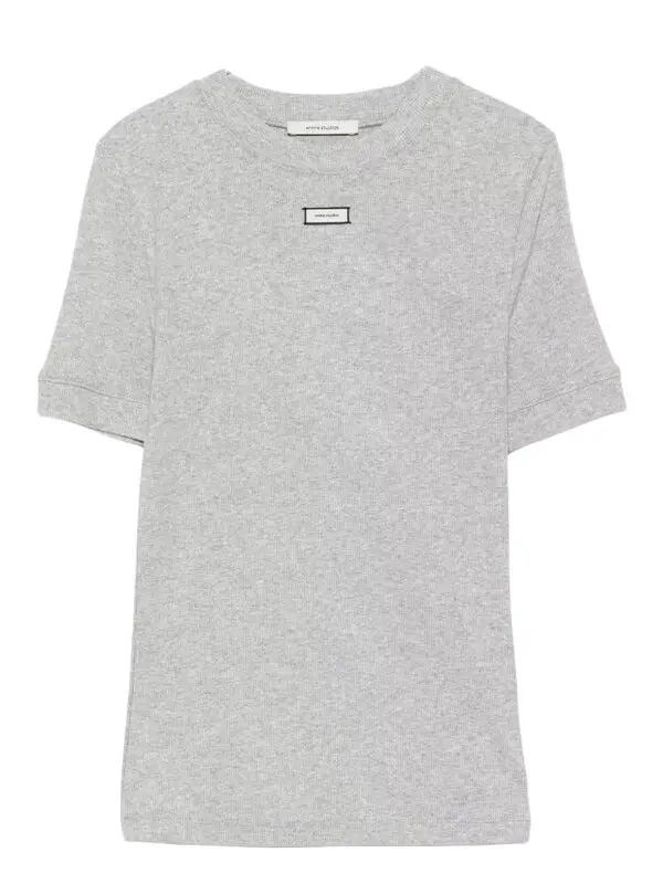 ENTIRE STUDIOS Logo Patch T-shirt - Grey