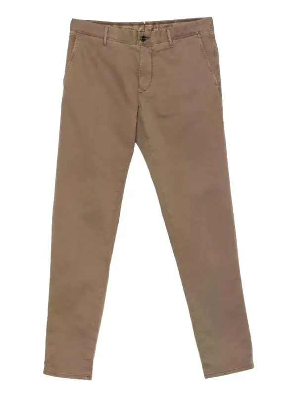 Incotex Straight-leg Chino Trousers - Brown
