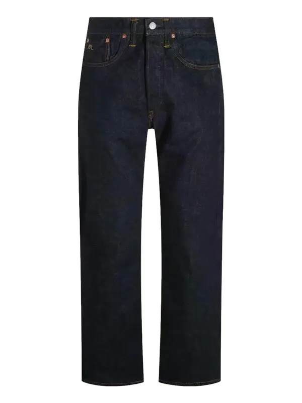 Polo Ralph Lauren Double Rl Straight-leg Jeans - Blue