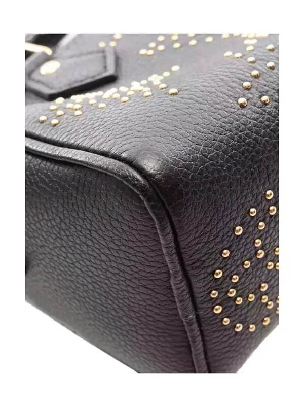 LOUIS VUITTON Empreinte Studded Nano Speedy Handbag - Black